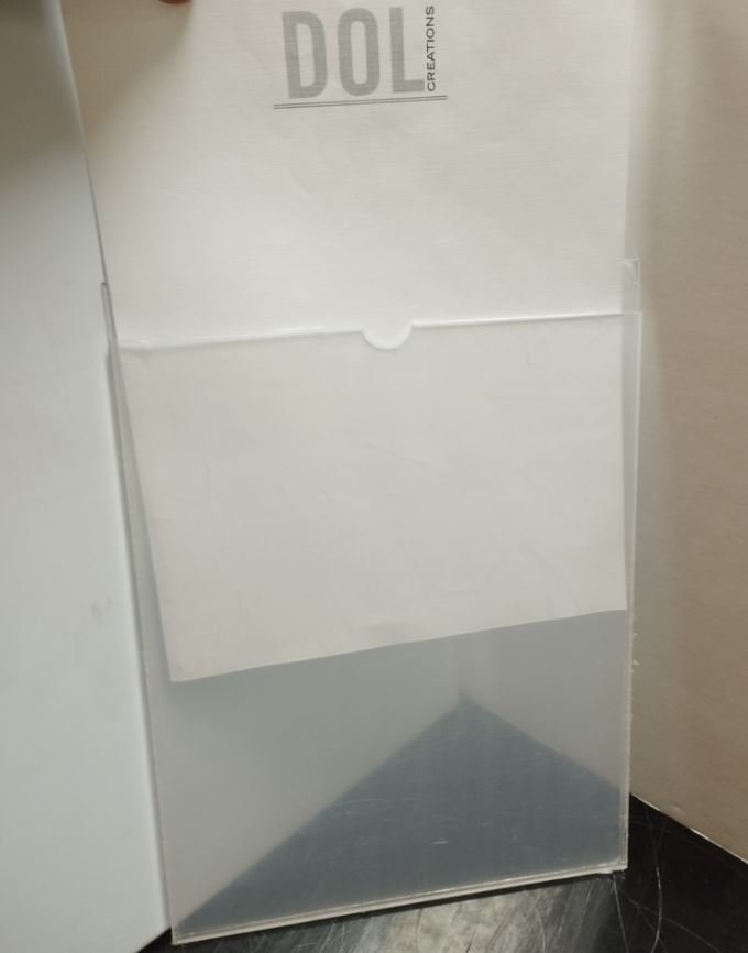 Porta Papeles de Acrílico Transparente con Bolsillo / Tamaño Carta ...